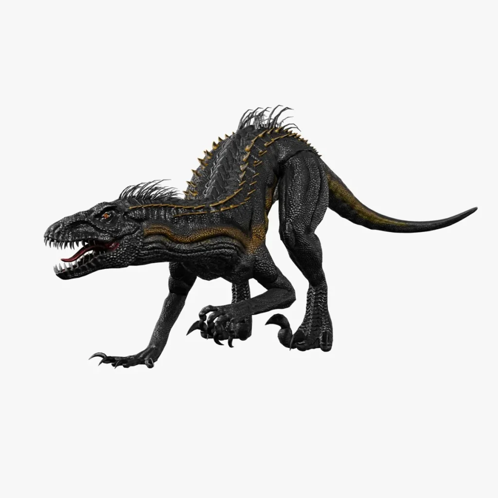 Realistic Indoraptor Rigged 3D Model Low Poly | Creature Guard