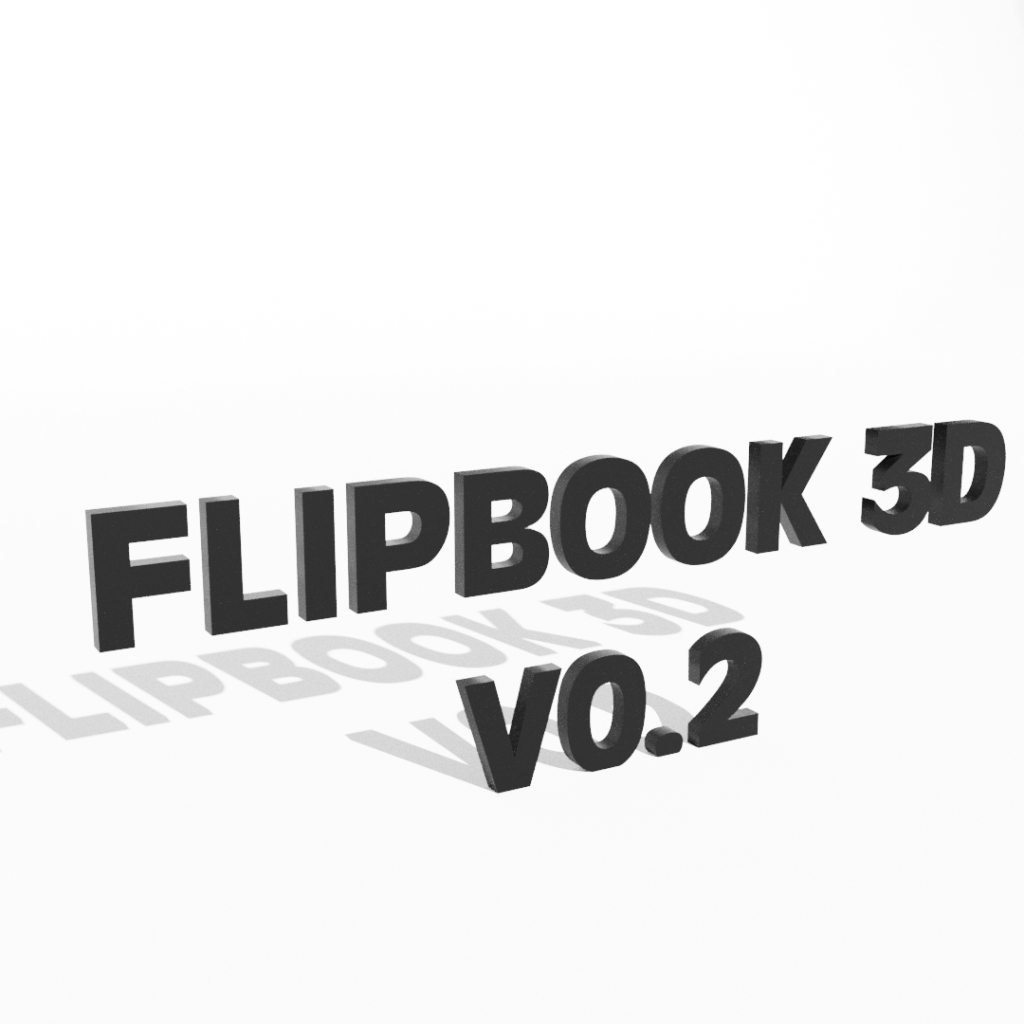 Flipbook 3D Addon V0.2 Update Blender Addon | Creature Guard
