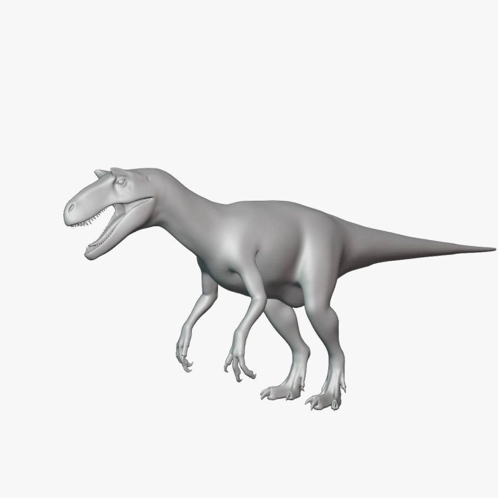 Alectrosaurus Basemesh 3D Model Free Download | Creature Guard