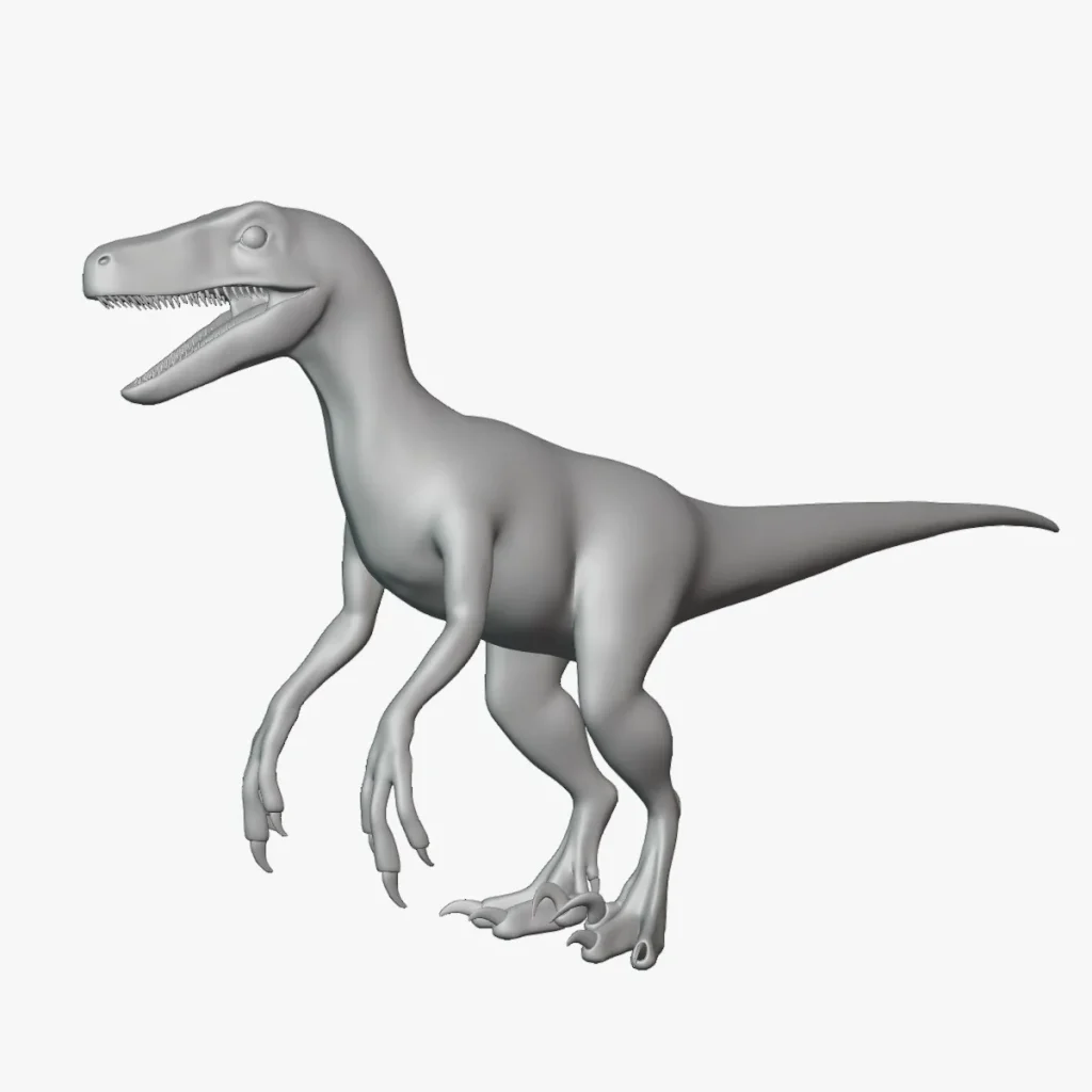 Austroraptor Basemesh 3D Model Free Download | Creature Guard