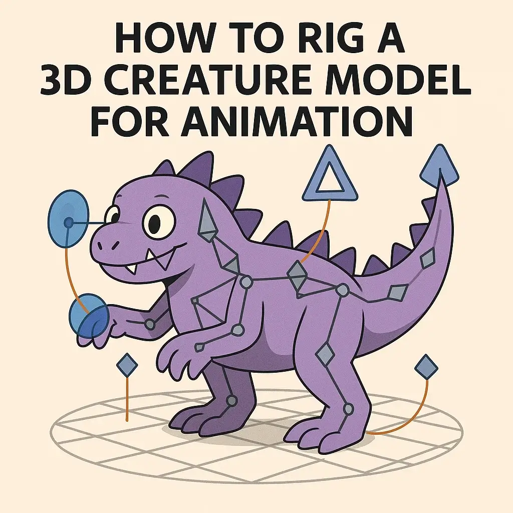 How to Rig a 3D Creature Model for Animation | Creature Guard